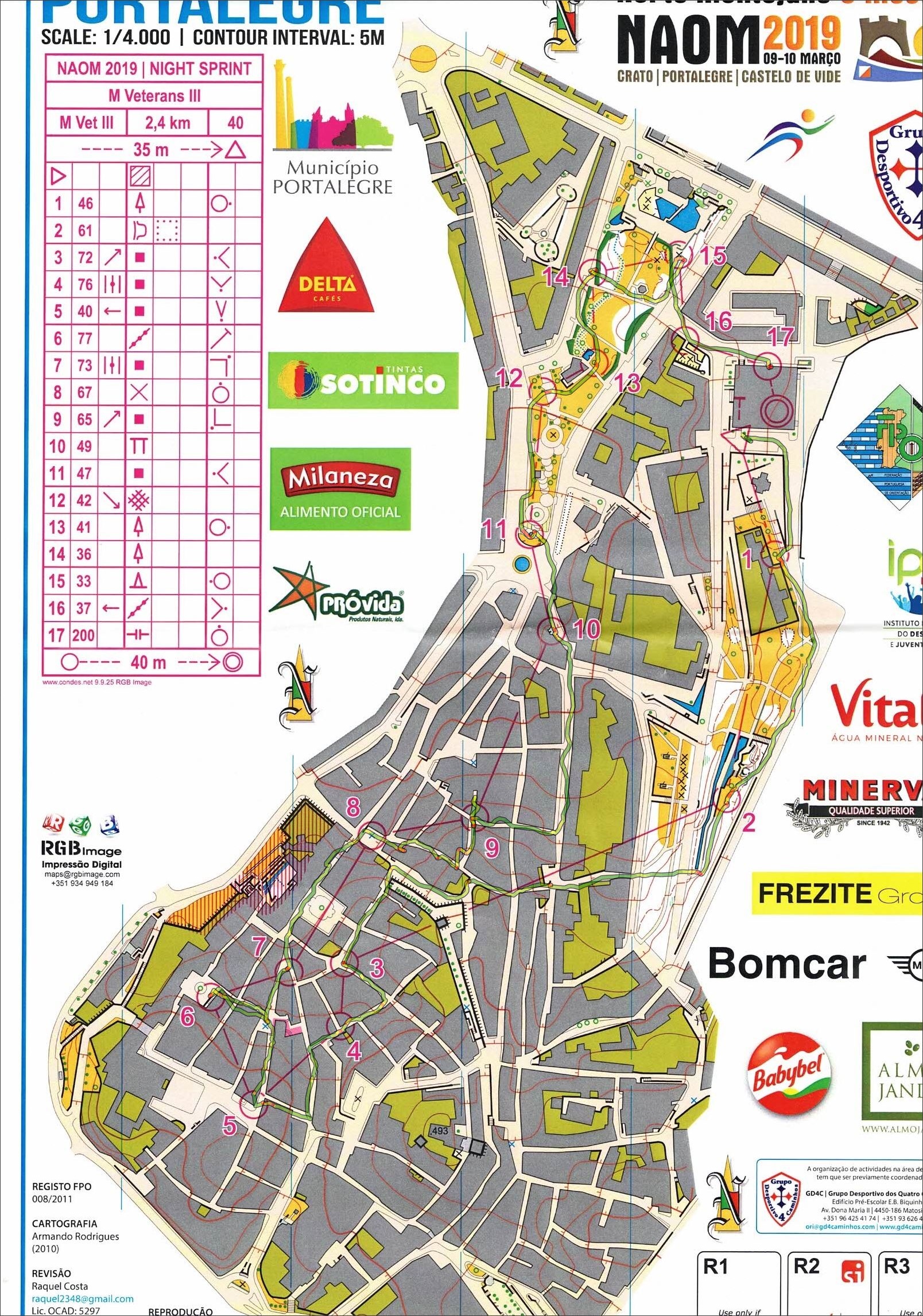 Página do Evento, OriOasis - Orientação em Portugal